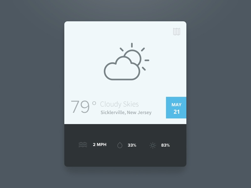 GitHub - ilPhil/weather: Weather Card ⚡️