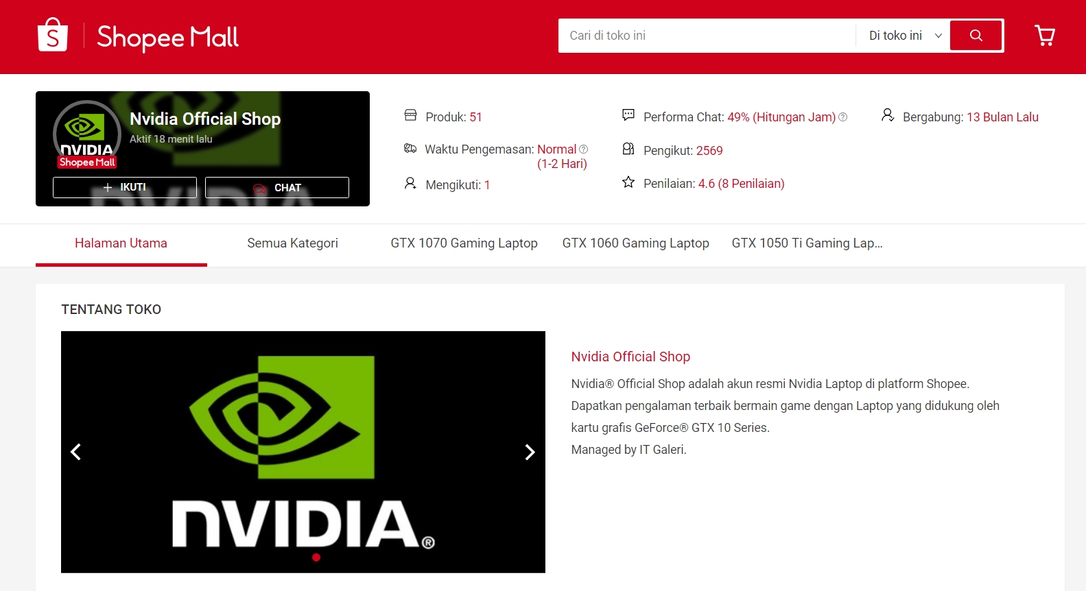 Mau Beli Laptop Gaming Berbasis Nvidia Graphic Card? Official Store ...