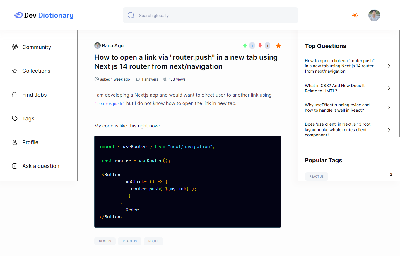 GitHub - rana-arju/dev-dictionary: Dev Dictionary is knowladge sharing application. This is an ...