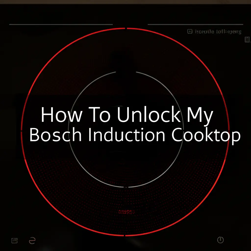 How To Unlock My Bosch Induction Cooktop — Home Essentials Guide (HEG)