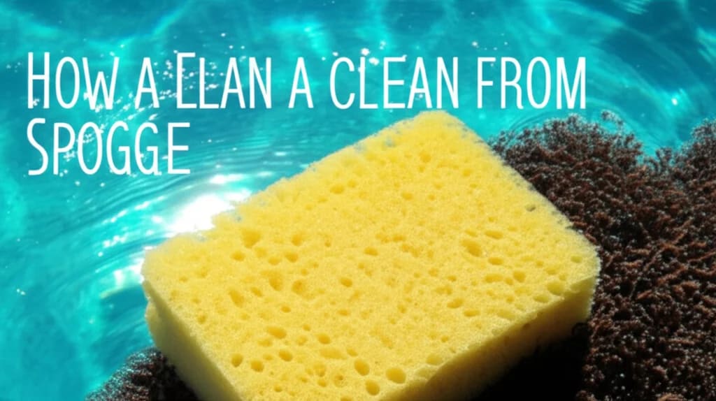 how to clean a sponge from the ocean — Be A Cleaner