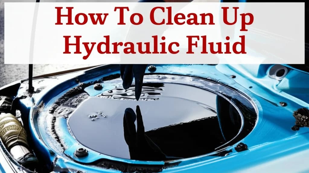How To Clean Up Hydraulic Fluid — Be A Cleaner
