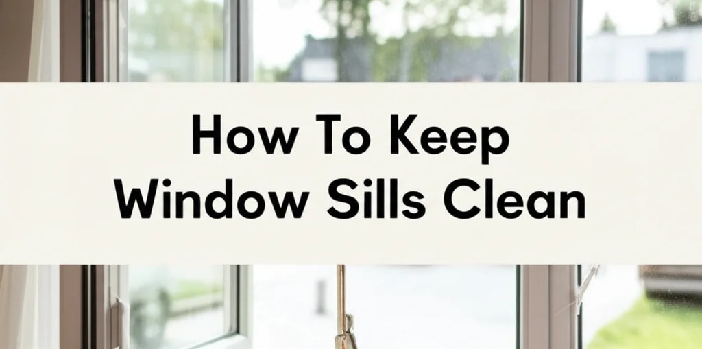 How To Keep Window Sills Clean — Be A Cleaner