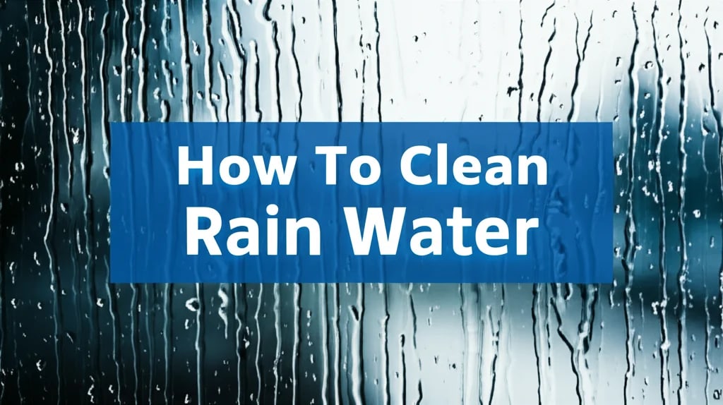 How To Clean Rain Water — Be A Cleaner