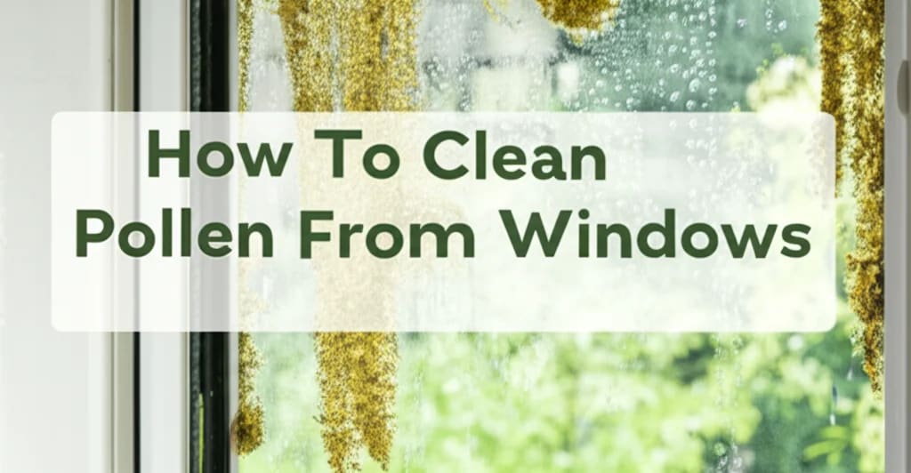 How To Clean Pollen From Windows — Be A Cleaner