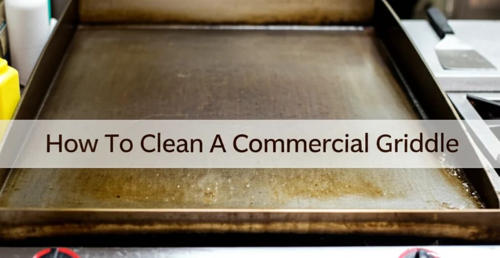 How To Clean A Commercial Griddle — Be A Cleaner