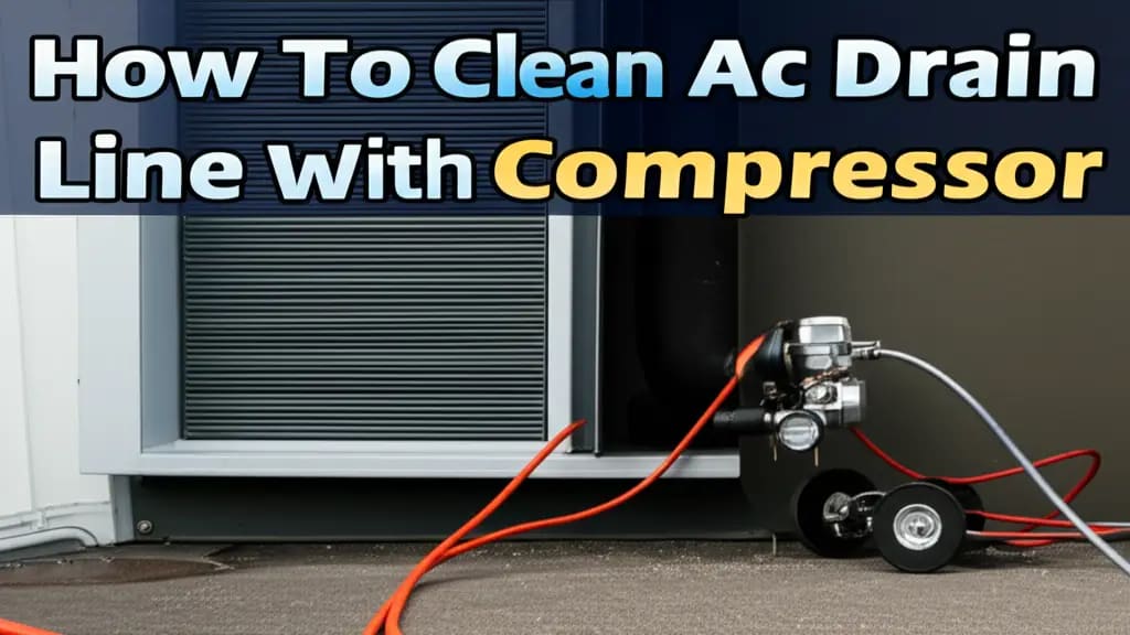 How To Clean Ac Drain Line With Air Compressor — Home Essentials Guide ...