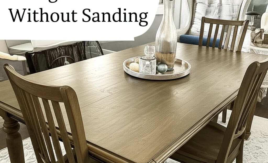 How To Paint A Dining Room Table Without Sanding — Home Essentials ...