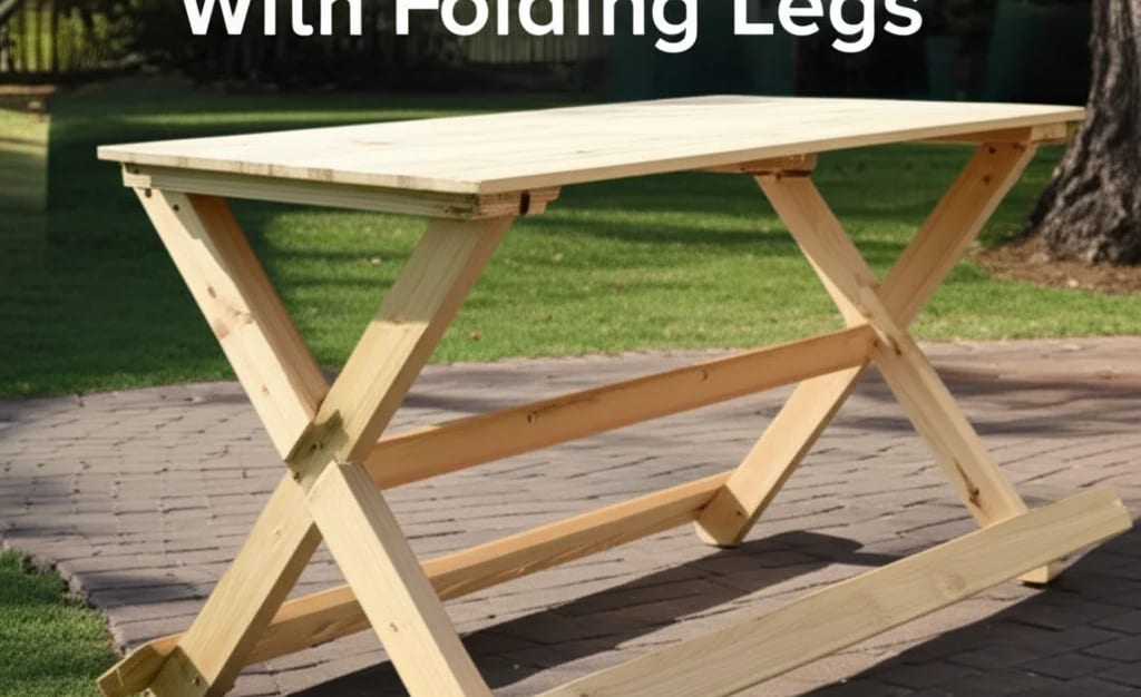 How To Make A Table With Folding Legs — Home Essentials Guide (HEG)