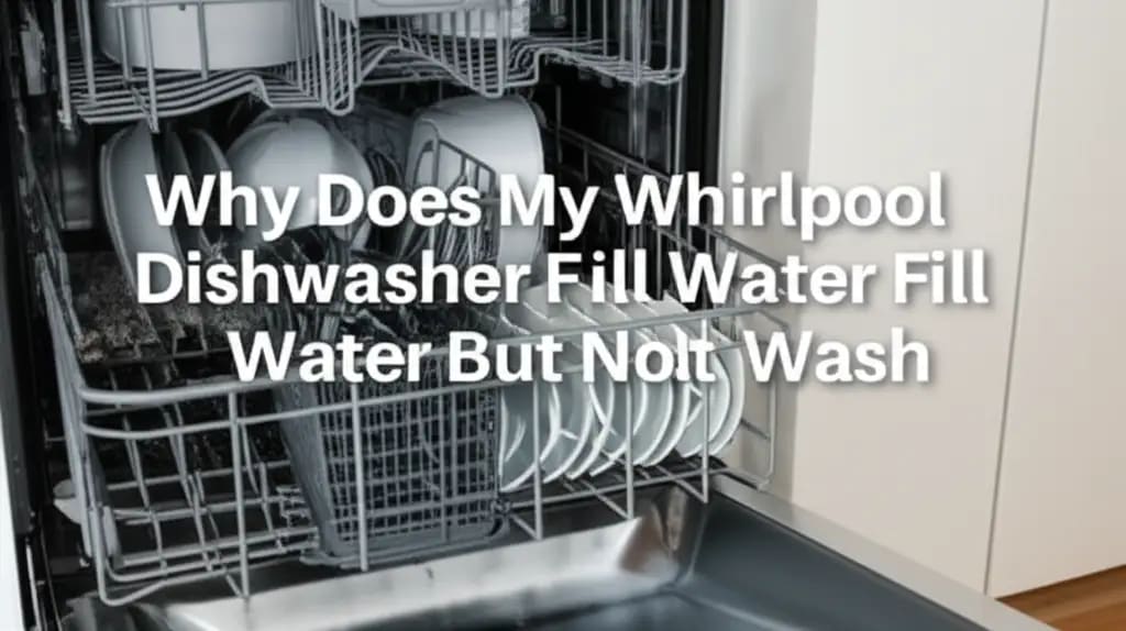 Whirlpool Dishwasher Fills With Water Then Stops