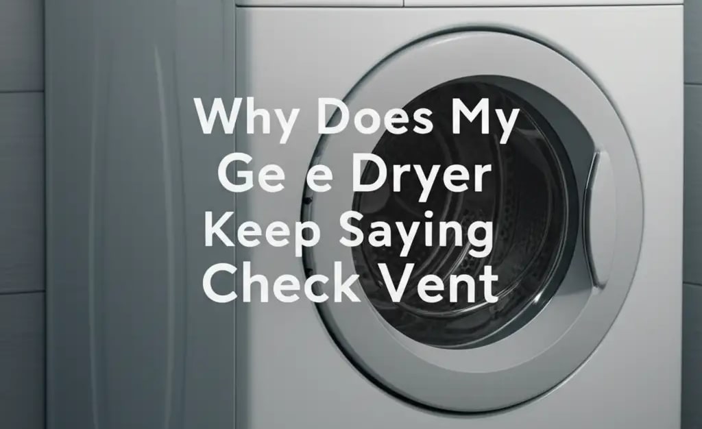Ge Dryer Check Vent