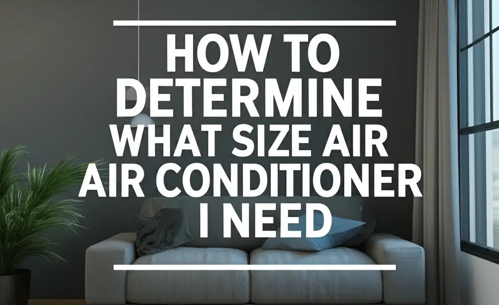 How To Determine What Size Air Conditioner I Need — Home Essentials ...