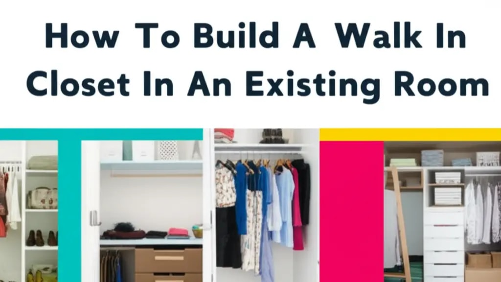 How To Build A Walk In Closet In An Existing Room — Home Essentials