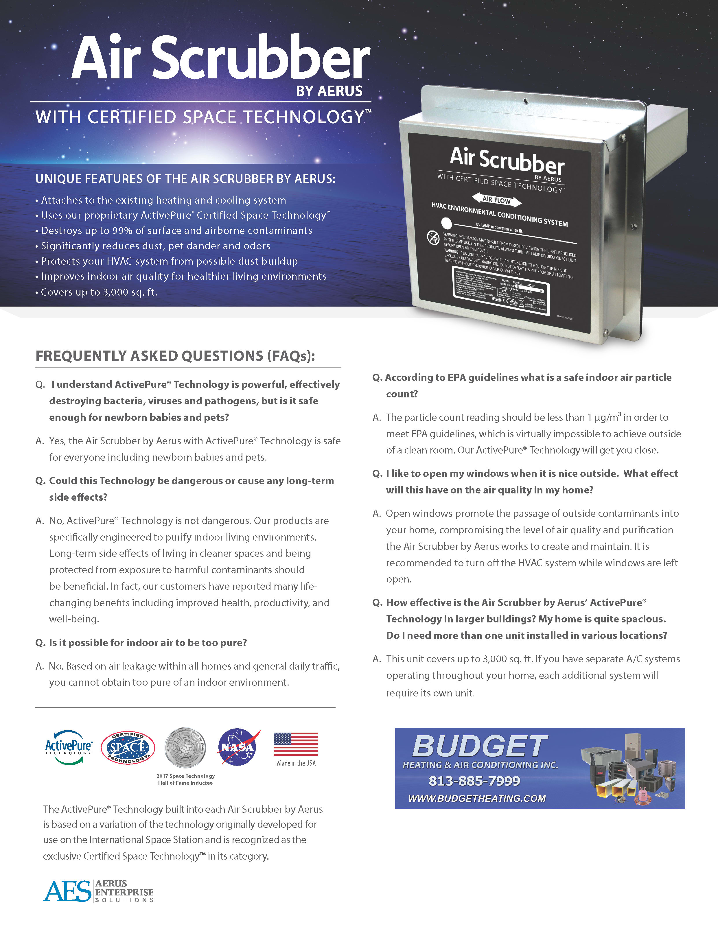 27217 | Air Scrubber By Aerus Air Purifier Ozone Free