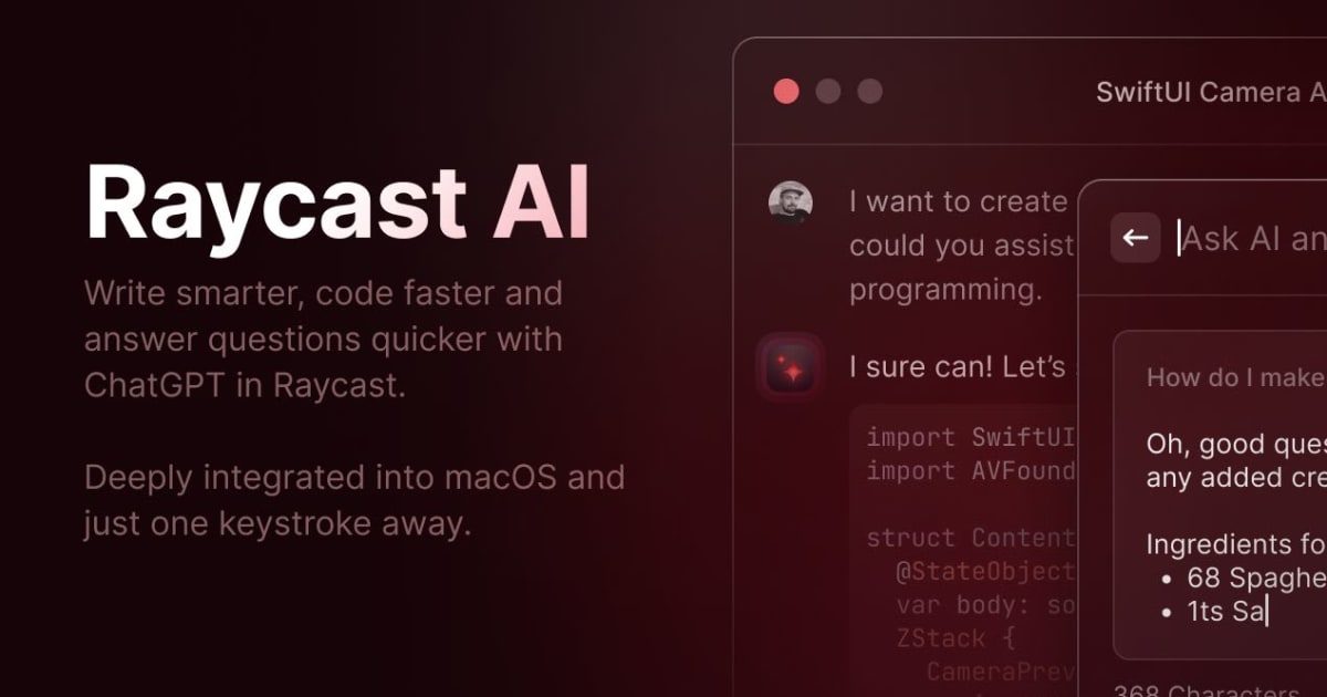 Raycast AI - AI Tool