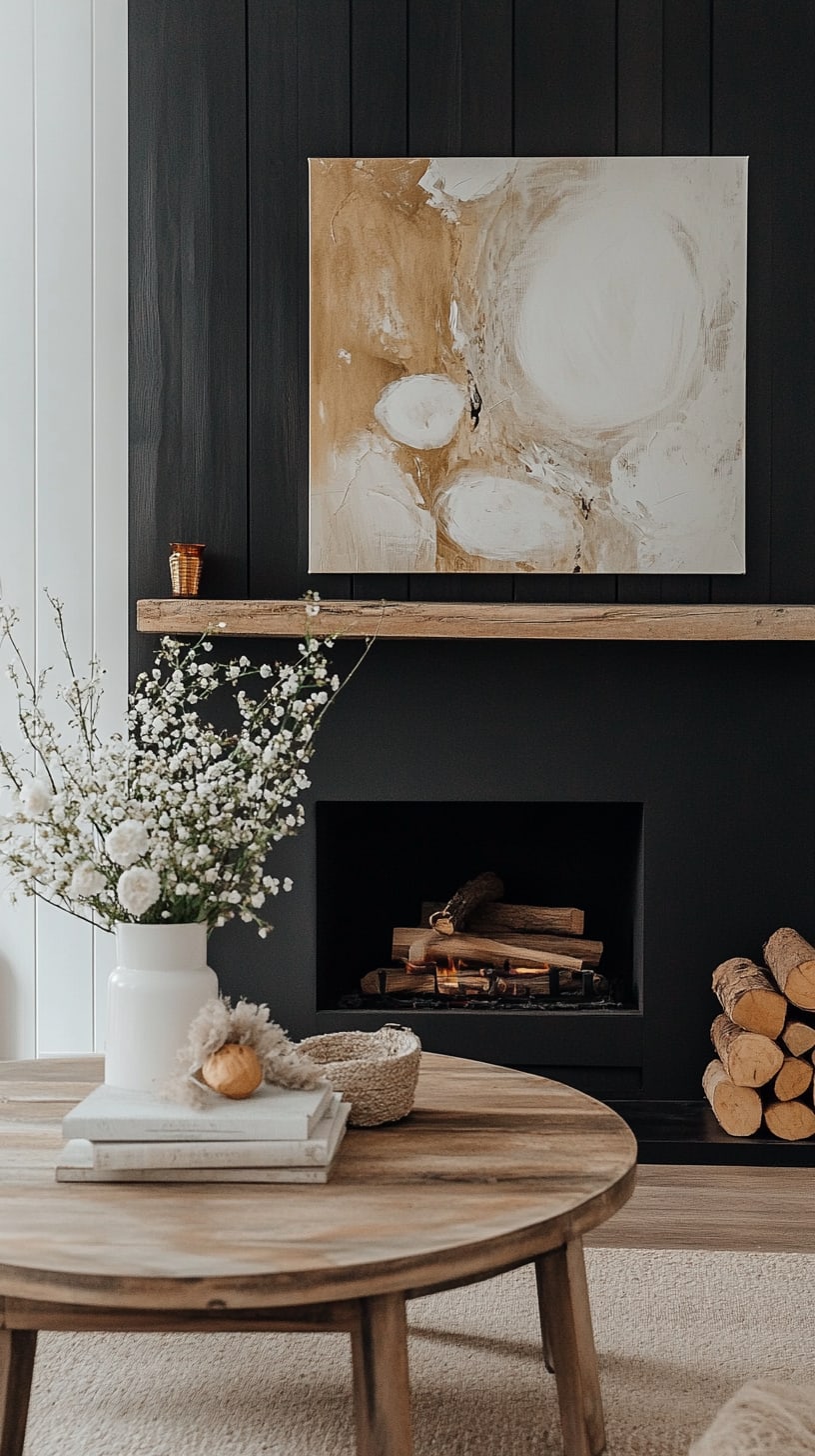 37 Stunning Black Fireplaces to Elevate Your Home Aesthetic - Fireplaces and Woodstoves