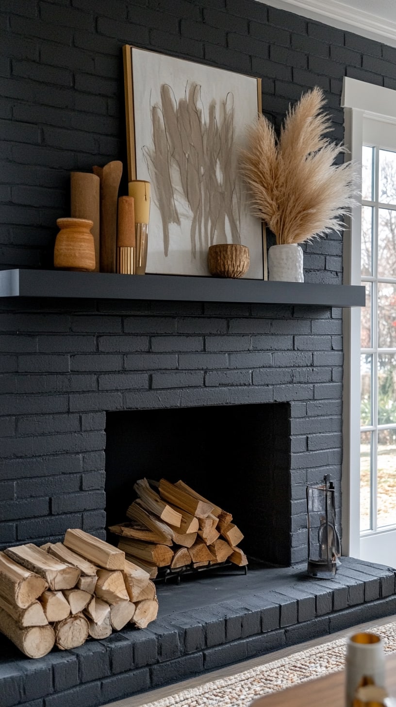 37 Stunning Black Fireplaces to Elevate Your Home Aesthetic ...