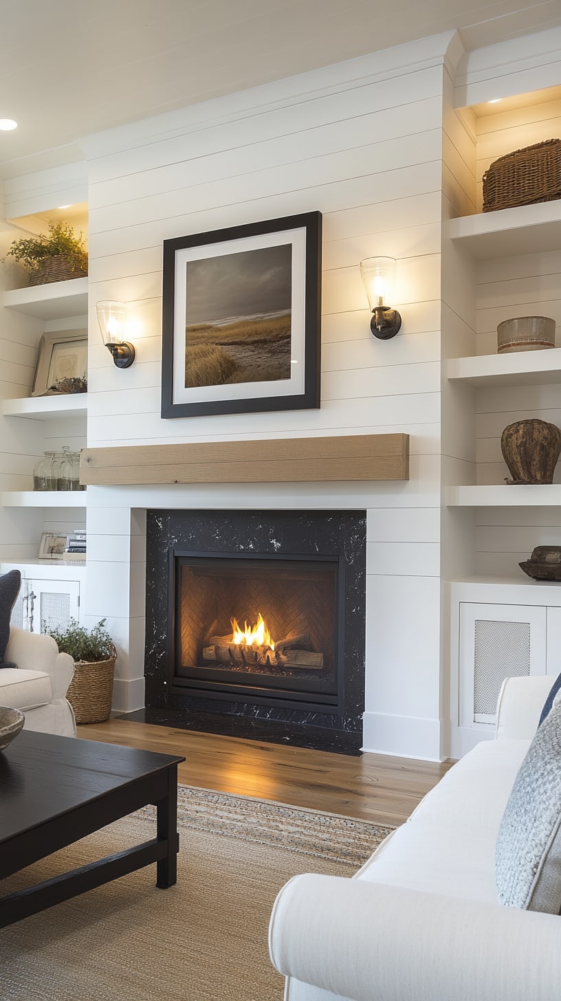 26 Stunning Shiplap Fireplace Ideas to Elevate Your Interior Design ...