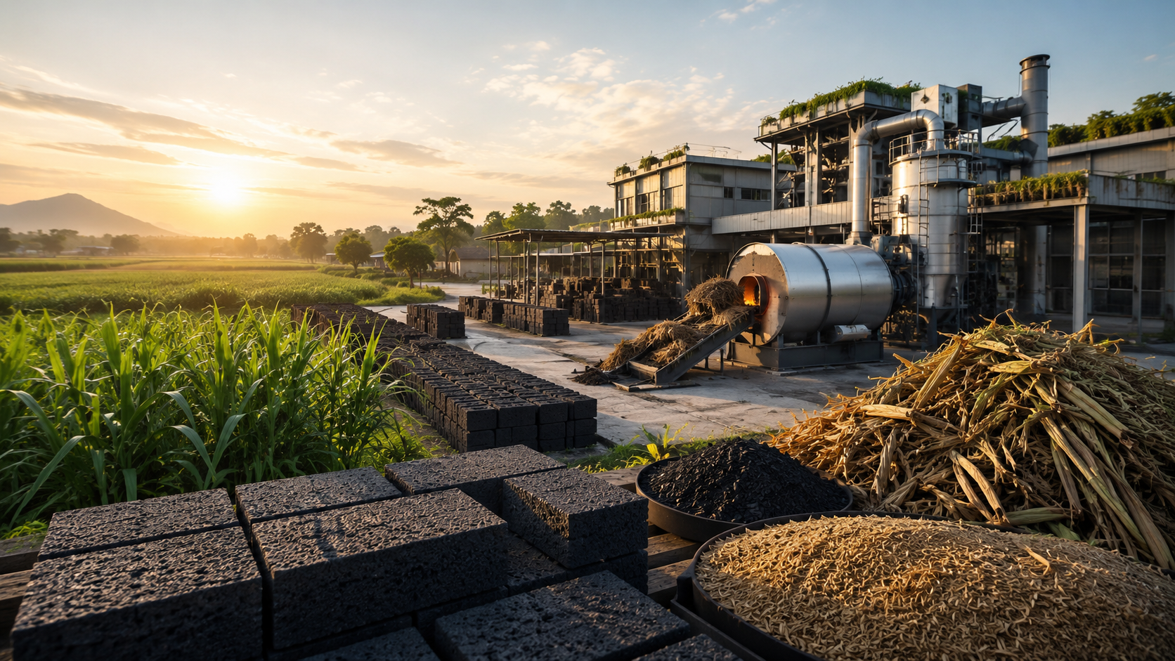 Carbon-Negative Bricks: How Biochar and Agro-Waste Are Reshaping ...
