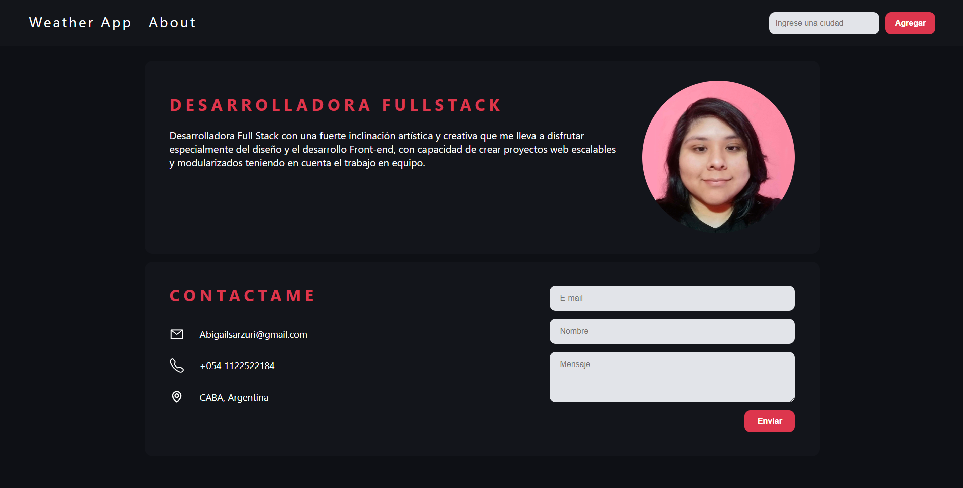 GitHub - AbigailSC/Weatherapp