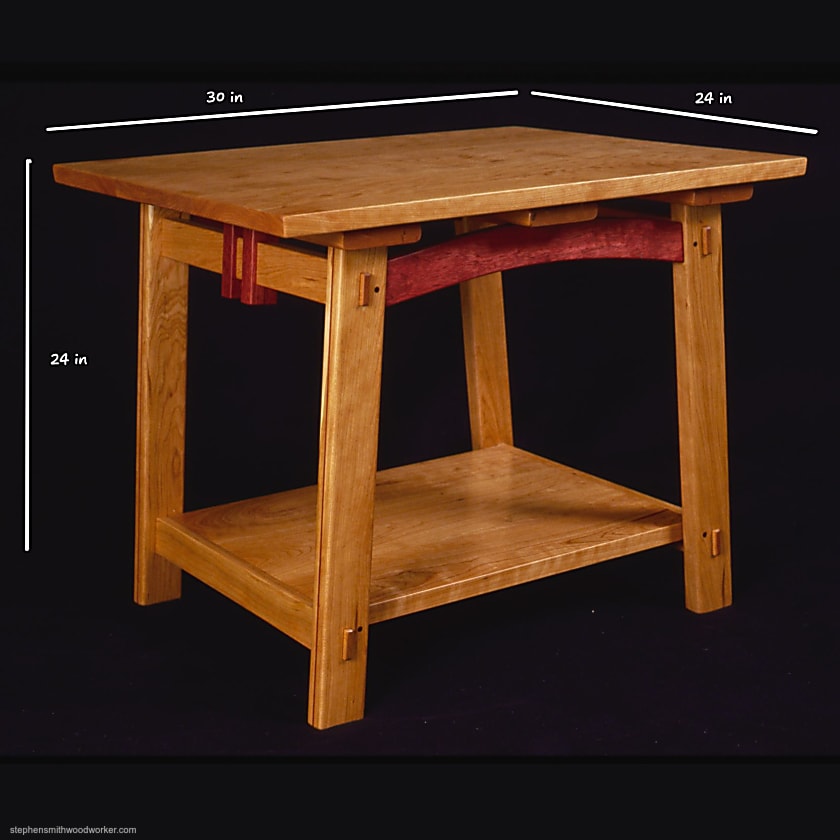 Mission Style End Table - Stephen Smith Woodworker