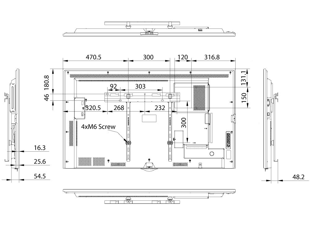 55” 4K UHD Digital Signage Display - 24/7 Operation . Hisense ...