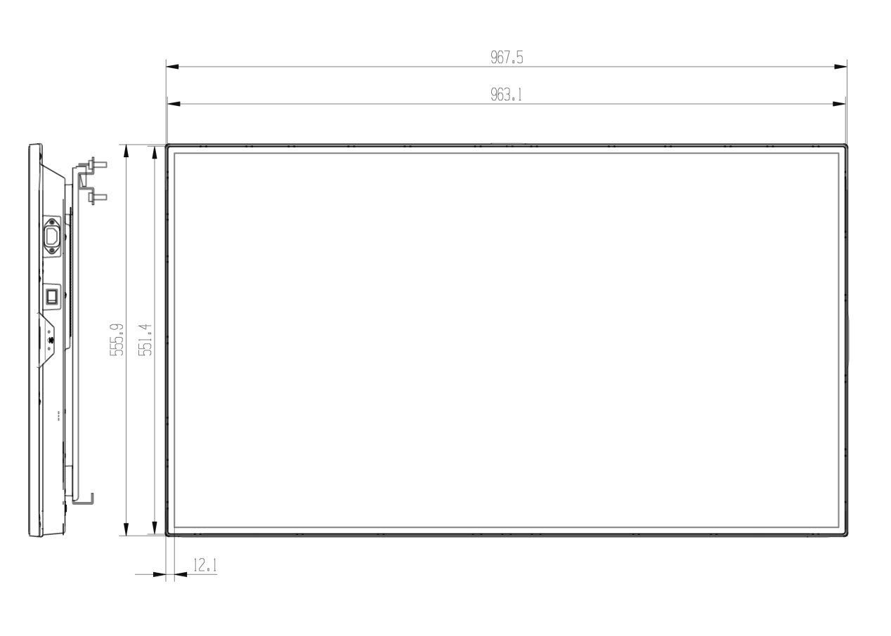 43” 4K UHD Digital Signage Display - 24/7 Operation . Hisense ...