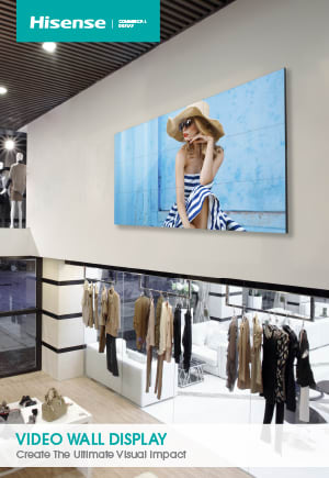 55” LCD Video Wall Display. Hisense Commercial Display