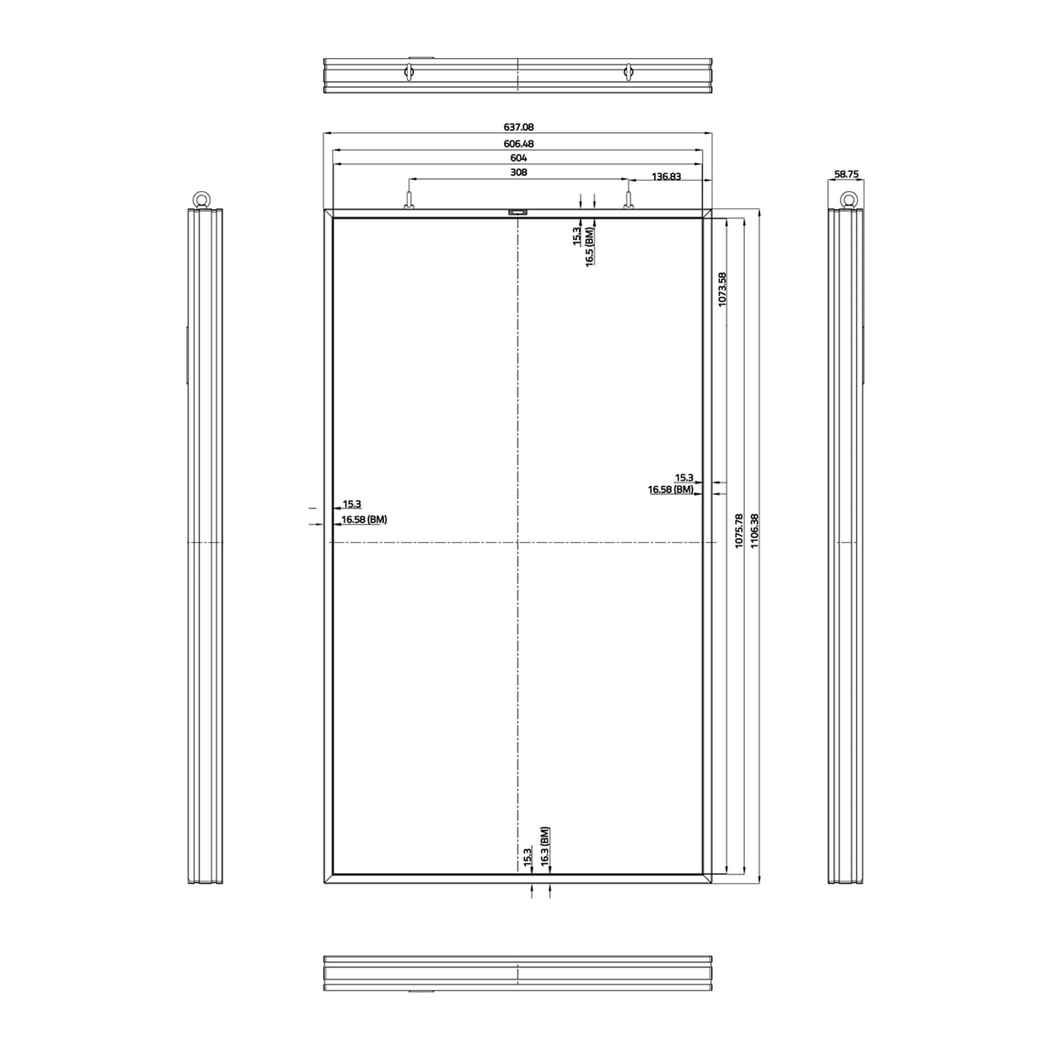 49” Window Facing - High Brightness Display. Hisense Commercial Display