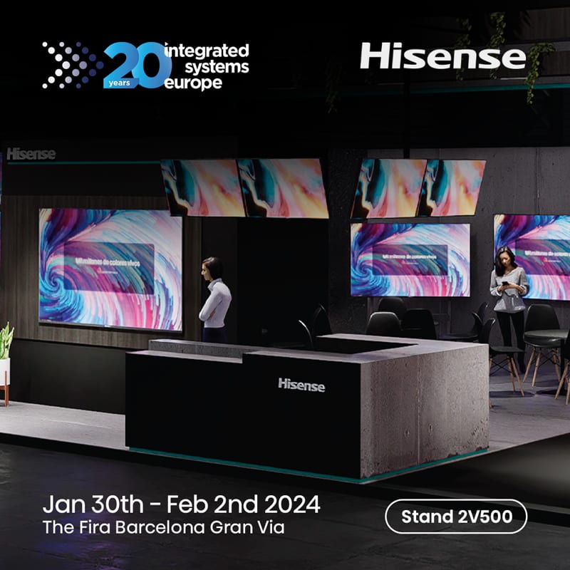 See Hisense Commercial Display at ISE2024!. Hisense Commercial Display