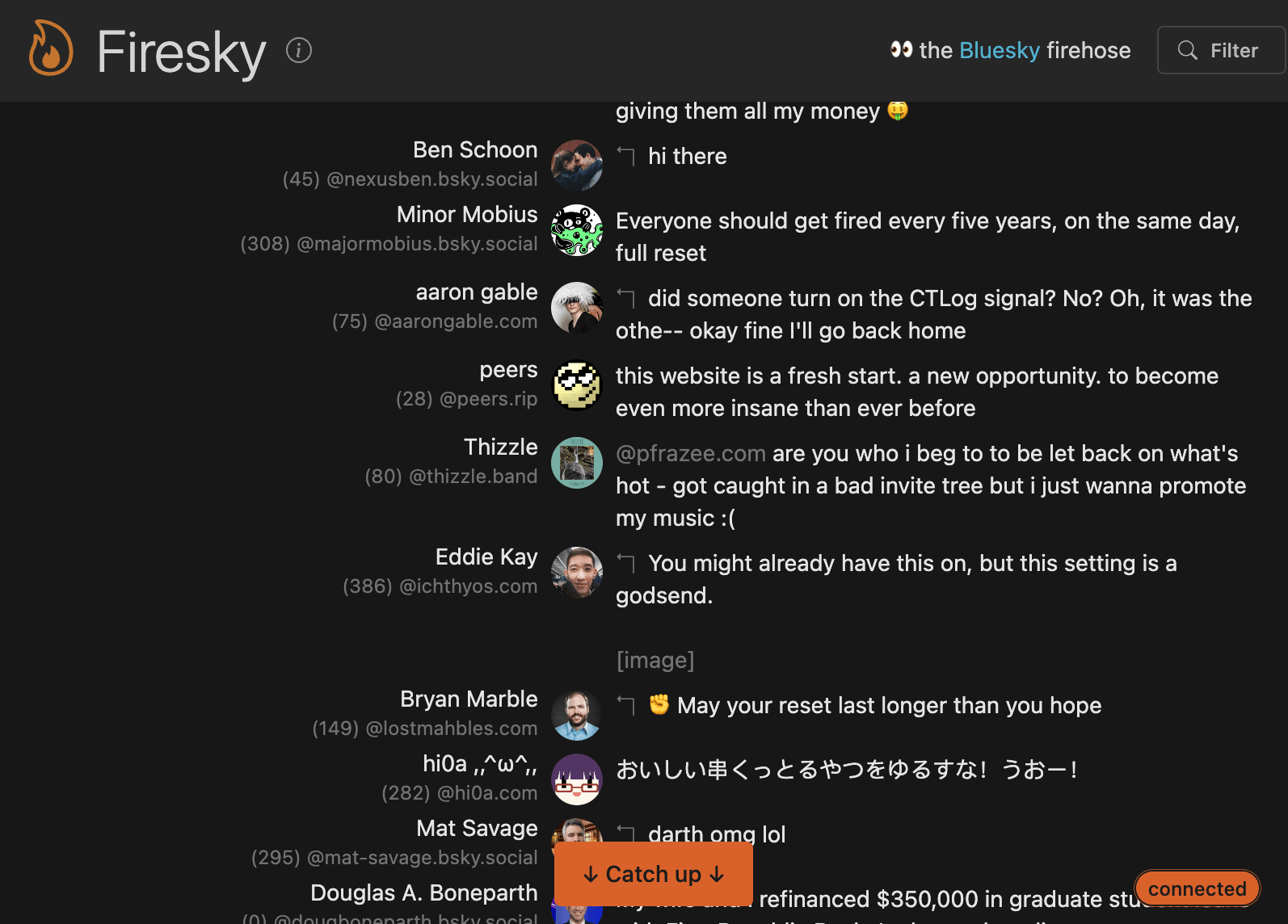 Firesky - See every post on every Bluesky service at once. | BskyInfo