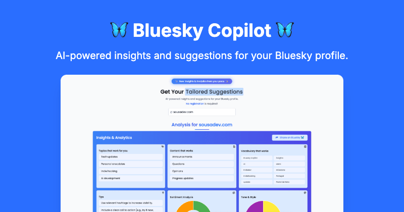 blueskycopilot - Your All-in-One Tool for the Bluesky Ecosystem | BskyInfo
