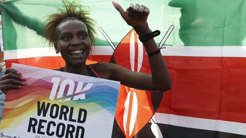 Agnes Ngetich Breaks 10km World Record In Women-Only Race - Diaspora ...
