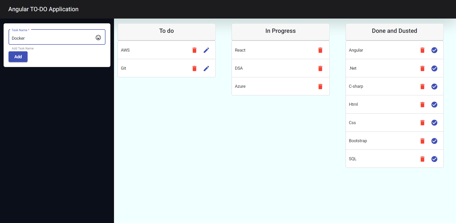 Github Arunhbk Angular Todo An Angular Todo Application Ui