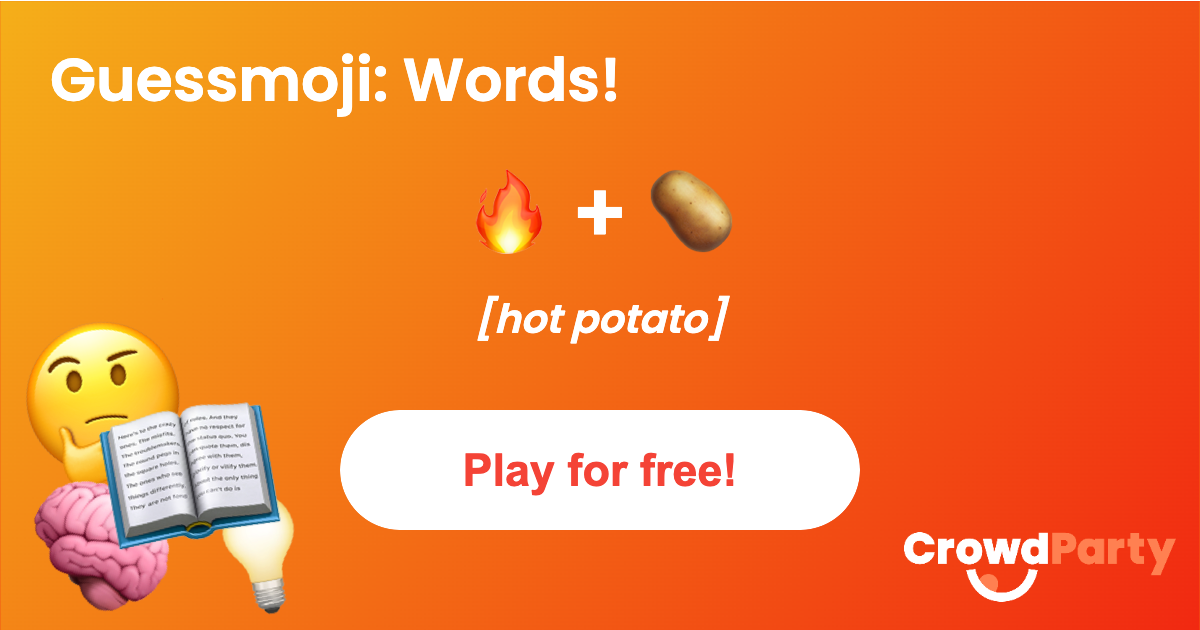 CrowdParty — Guessmoji: Words! — 62 Rounds