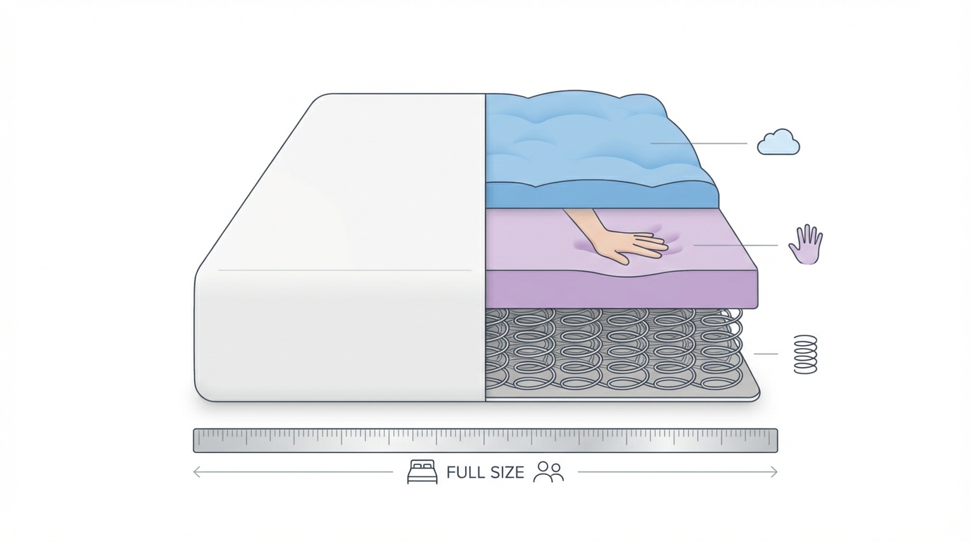 What Is The Size Of A Full Size Mattress – Sleepology Mattress Shop