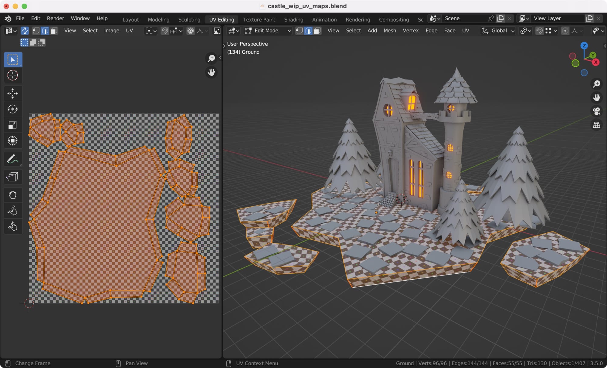 Mateusz Siek - Web-Based 3D Scene: Setup in Blender