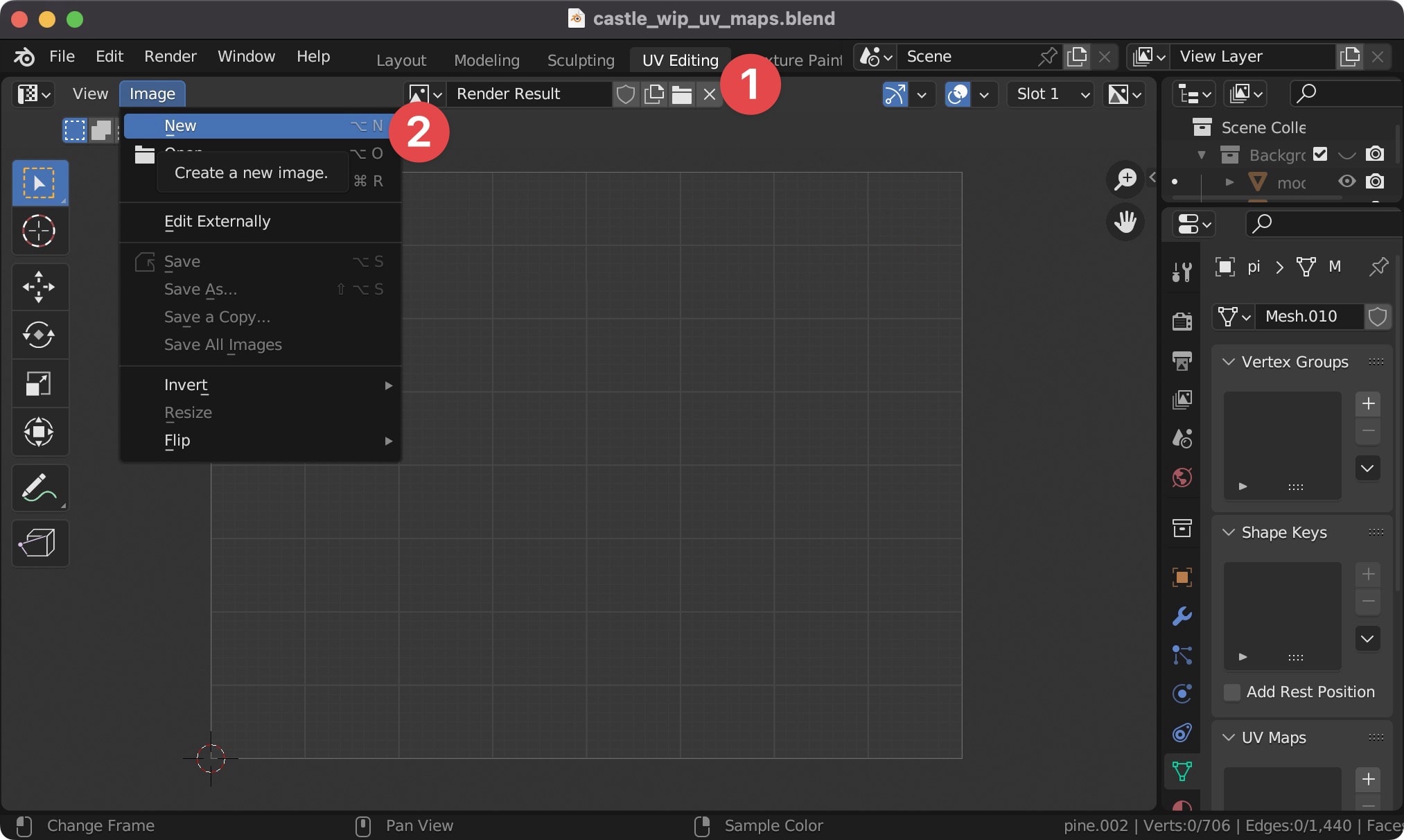 Mateusz Siek - Web-Based 3D Scene: Setup in Blender
