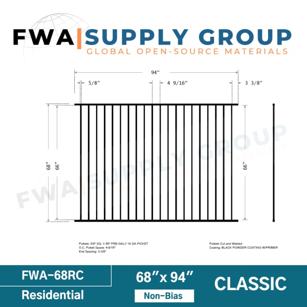 Steel Fence Panels - FWA Supply Group