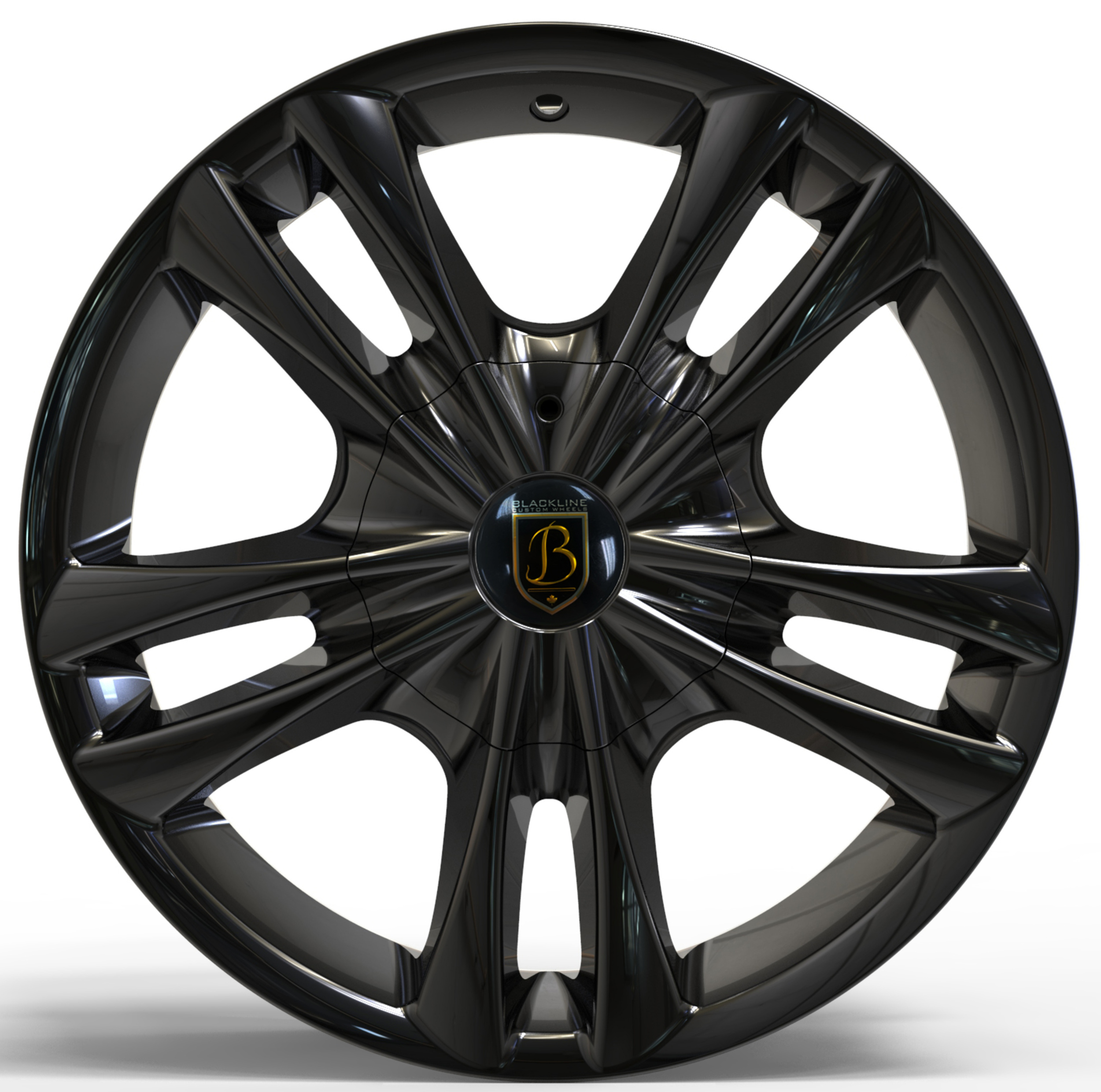 16" ALPINE (5x110/5x115 7Jx16 ET40, CB73.1, Gloss Black) (Passenger Car ...
