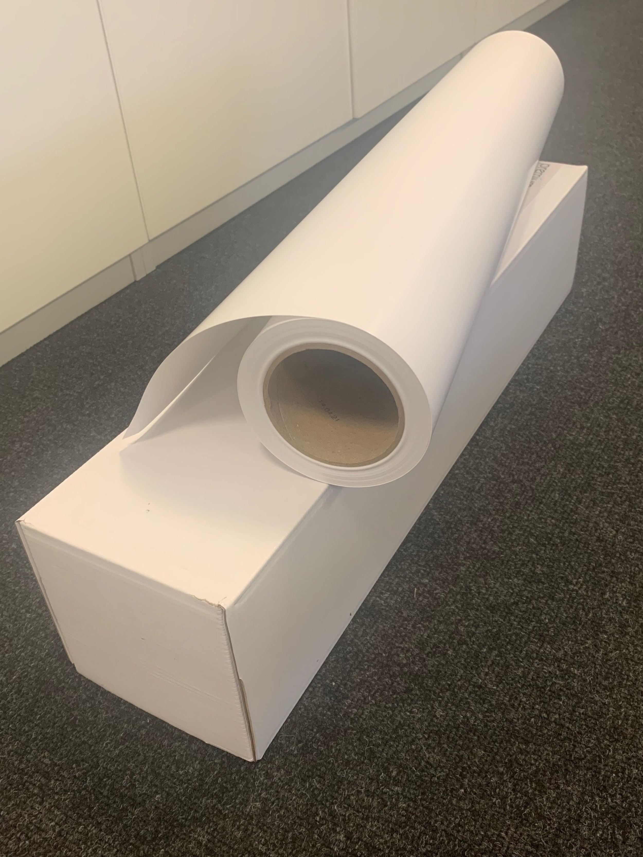 White Label 250gsm Coated Proof Paper Semi-Matte OBA 24" x 30m ...