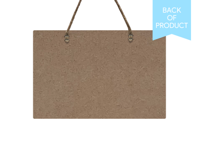 Bespoke Rectangle Shaped Sign (Green Rectangle Plaques) - Inspire Gifts Uk