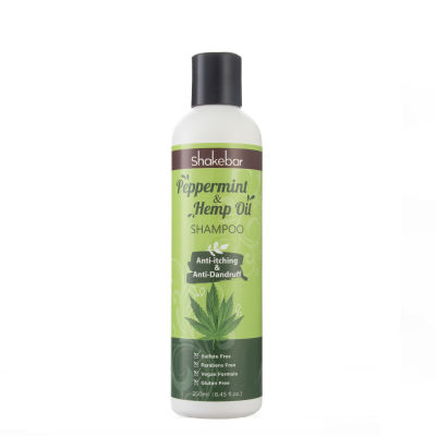 Shakebar Anti Itching & Dandruff Shampoo(Pepermint & Hemp Oil) 250ml ...