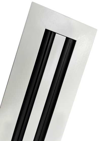 Linear 2 Slot Diffuser 600mm Fixed Core (Linear) - Airflow - The HVAC Shop