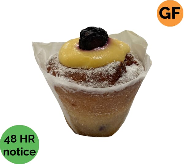 Mini GF Blueberry Lemon Artisan Muffin - Box of 12 (Mini & Small ...