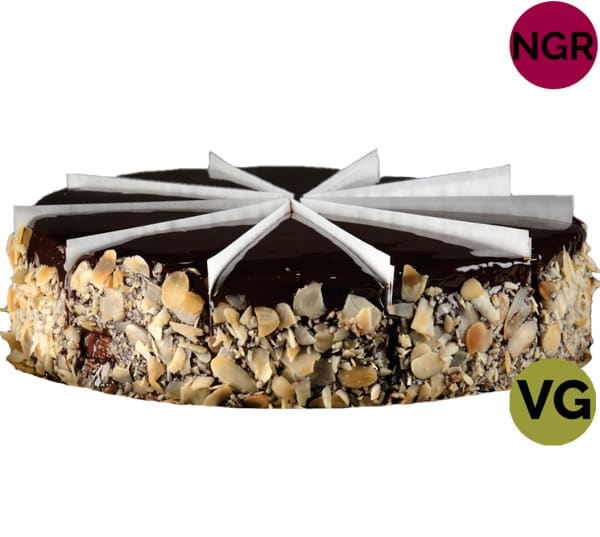 Vegan Chocolate Cake - 20cm Cake - Sliced or Unsliced (Sliced Cakes ...