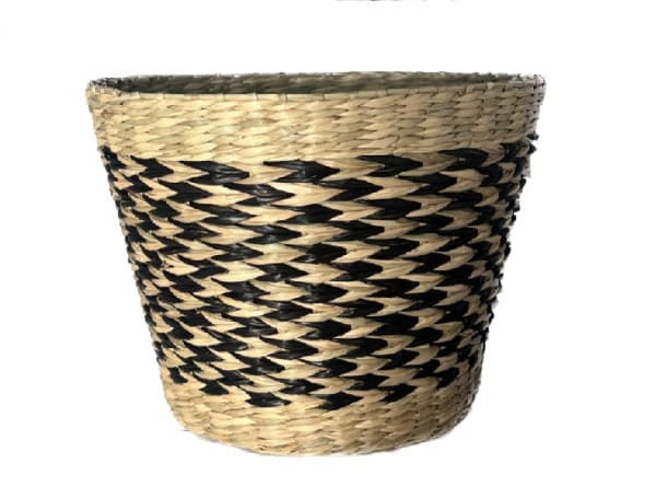 06" SEAGRASS POT COVER WITH SEWN IN LINER (Baskets & Containers) - East ...