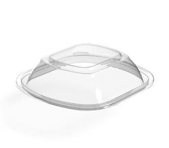SQUARE CONTAINER LID - CLEAR - TTM - 6X6 / 240(SPTTMFSPT6) (Plastic ...
