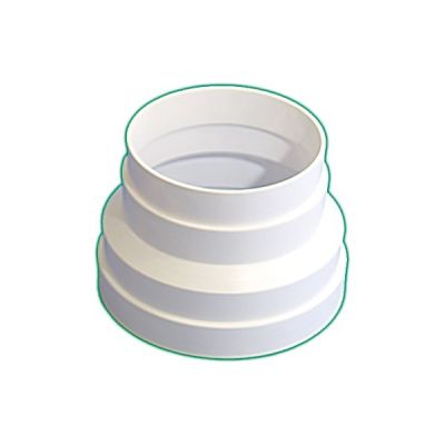 Reducer 150/100 White PVC (Reducers Plastic) - Airflow - The HVAC Shop