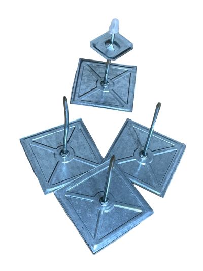 Stick-On Insulation Fastener with Washers 2 ½” (Duct Manufacturing ...